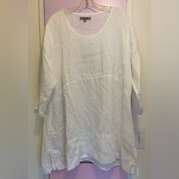 Flax | Tops | Linen Top By Flax | Poshmark